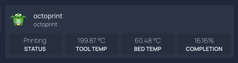 Octoprint widget shows error · gethomepage homepage · Discussion #1057 · GitHub