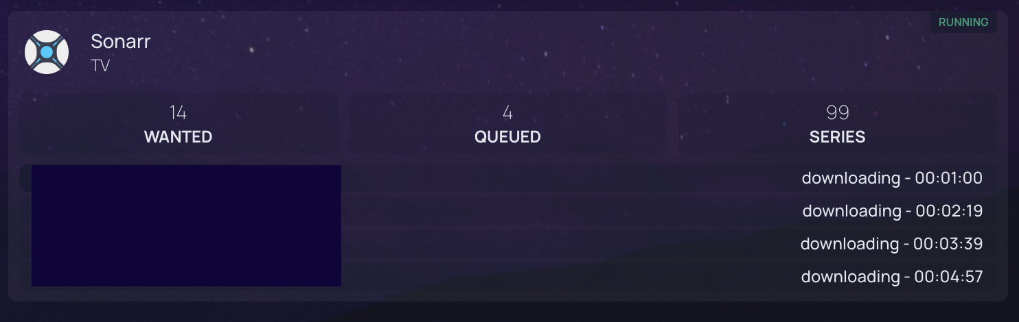 [Bug] Issue with displaying sonarr queue list · Issue #1801 · gethomepage/homepage · GitHub
