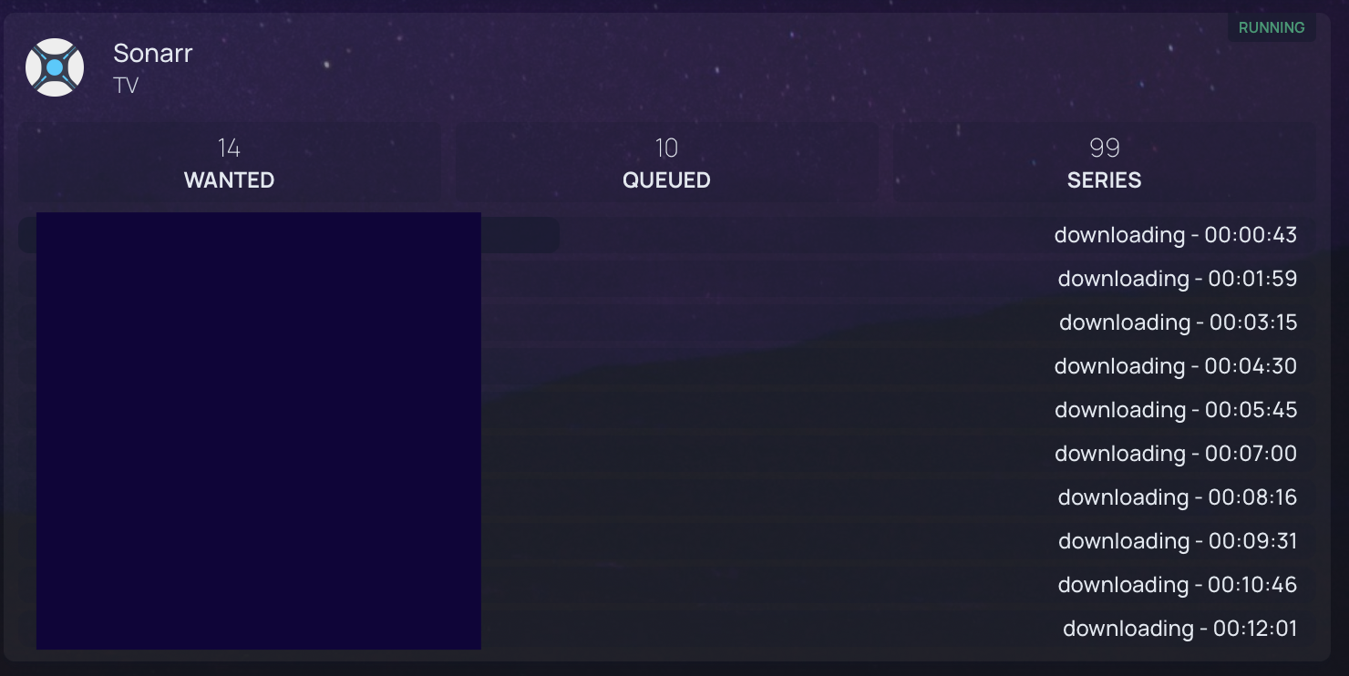 [Bug] Issue with displaying sonarr queue list · Issue #1801 · gethomepage/homepage · GitHub