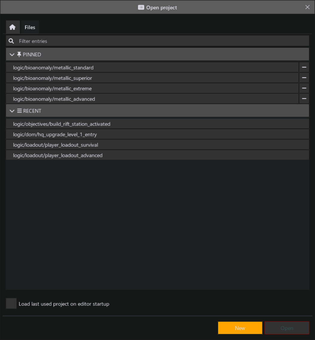 Mission editor - Add a "last worked on" screen on startup · Issue #58 · exorstudios/riftbreaker ...