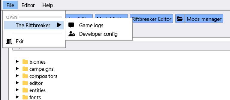 Add workspace button to directly open exor_logs · Issue #232 ...