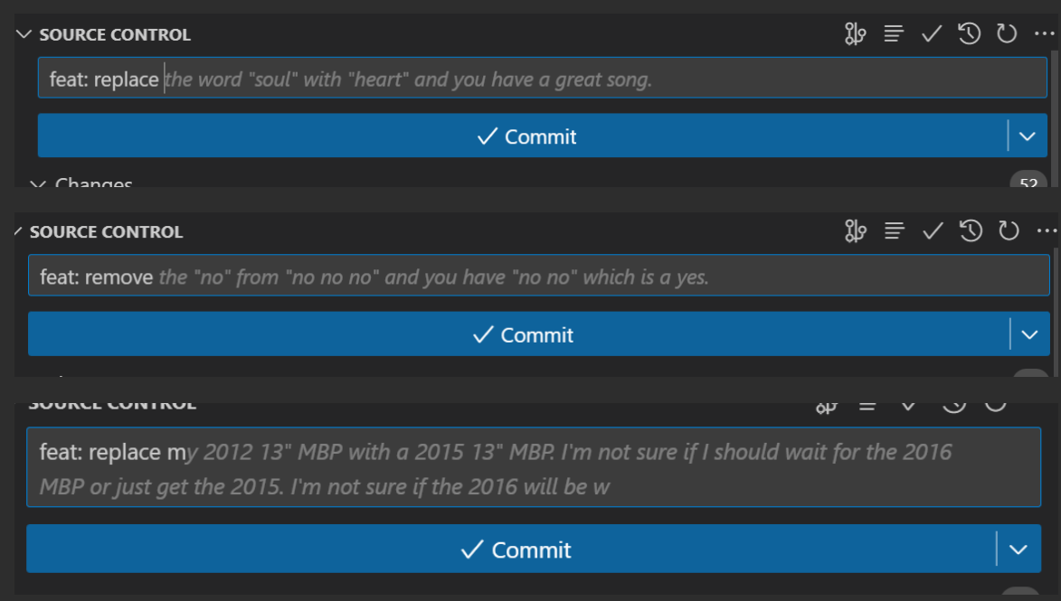 Enable inline suggestions in the SCM input · Issue #176565 · microsoft/vscode · GitHub