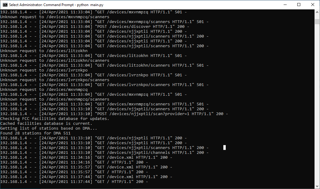 No Channels Found/Channel Scan Error · tgorgdotcom locast2plex · Discussion #252 · GitHub