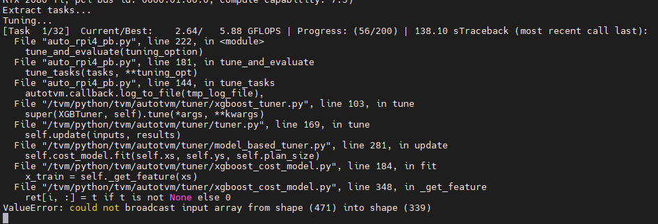 Auto-tuning a Convolutional Network for ARM CPU (tutorial error, bug reports) · Issue #8067 ...