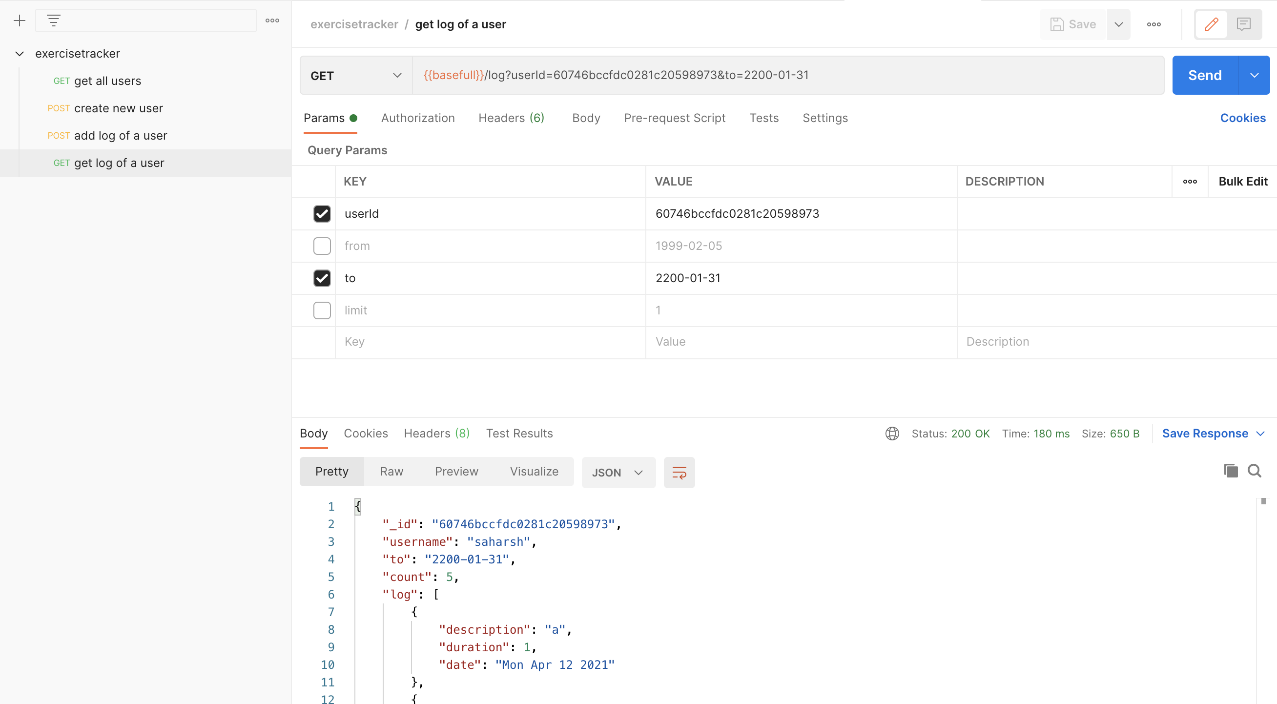 GitHub - Saharsh-R/freecodecamp-project-exercisetracker: My code for the freeCodeCamp's APIs and ...