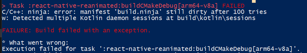 Build Failed With Rn 0 72 0 React Native Reanimated 3 3 0 Android · Issue 4726 · Software