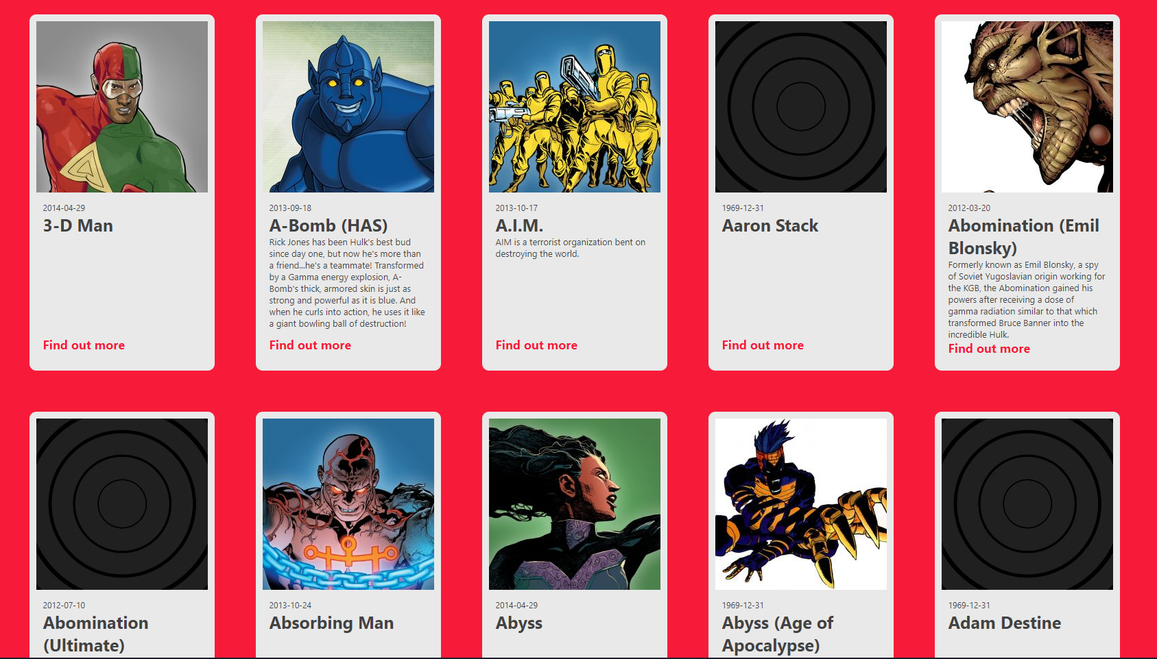 GitHub - clewertonx1/marvel-web: Desafio: criar um site que consulte a ...