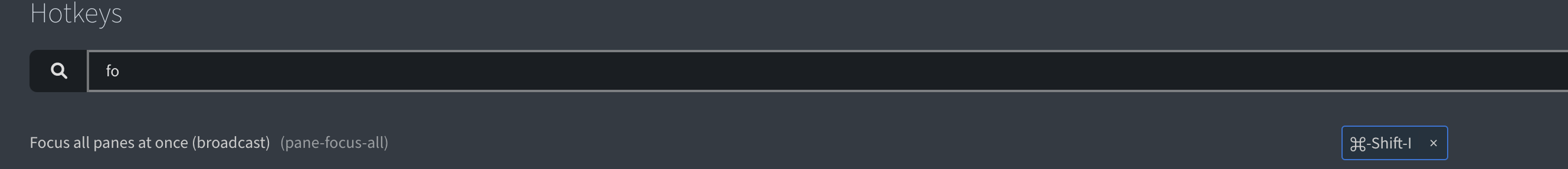 put “focus all panes” in the top menu bar. · Issue #5810 · Eugeny/tabby · GitHub