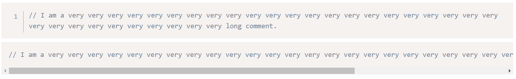 Soft wrap no working with no-line-numbers · Issue #3419 · PrismJS/prism · GitHub