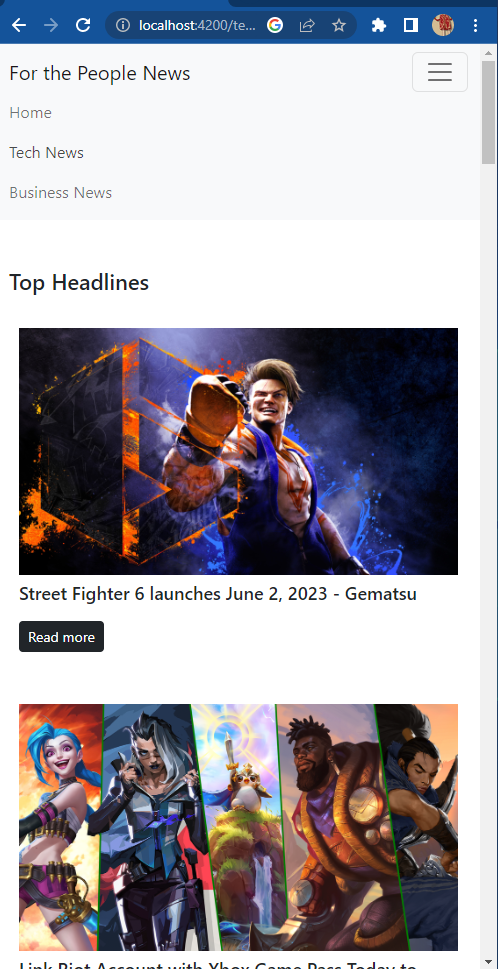 GitHub - uralrdybread/FTPNews: News site using public API