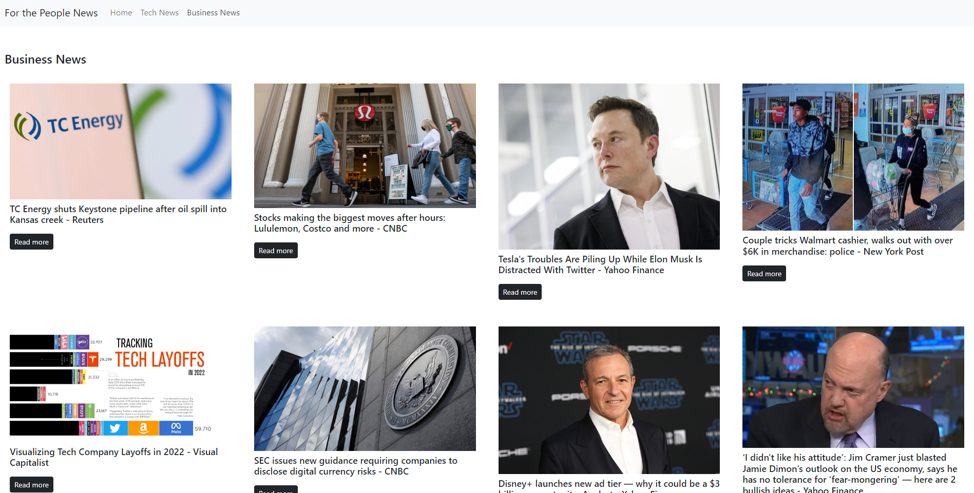GitHub - uralrdybread/FTPNews: News site using public API