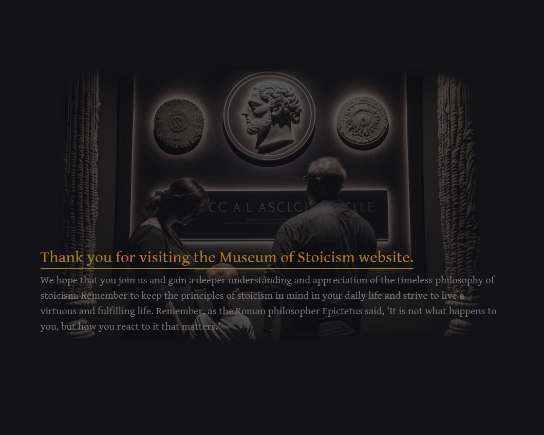 GitHub - uralrdybread/stoic-museum: Museum of Stoicism popup.