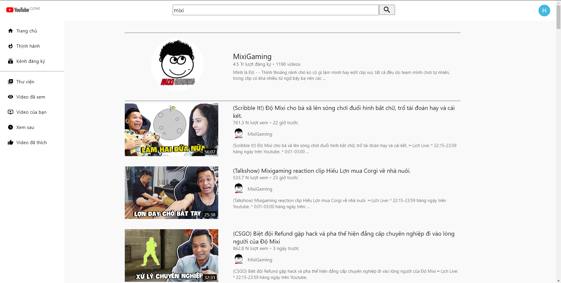GitHub - huyhero2611/Youtube-Clone-FETCH