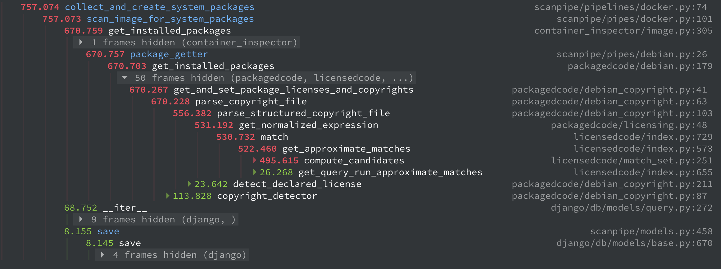 Scans take too long to run · Issue #70 · aboutcode-org/scancode.io · GitHub