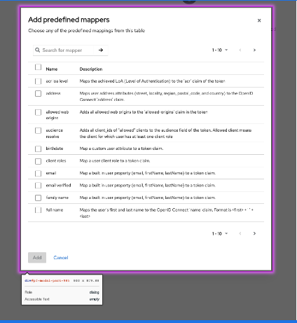 [Accessibility Review] Serious - Clients page issues · Issue #18209 · keycloak/keycloak · GitHub