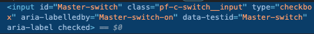 Accessibility: Removing `aria-label` set to empty string in all switches and an issue with ...