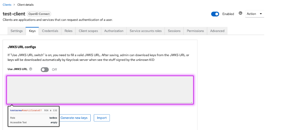 Accessibility/Clients List: Critical Issues · Issue #17807 · keycloak ...