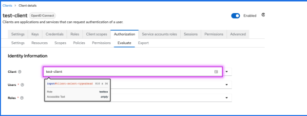 Accessibilityclients List Critical Issues · Issue 17807 · Keycloakkeycloak · Github