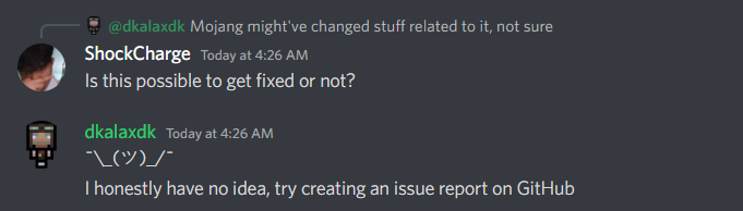 Item Working For Latest Version Players But Broken In Older Version Players · Issue 7109 