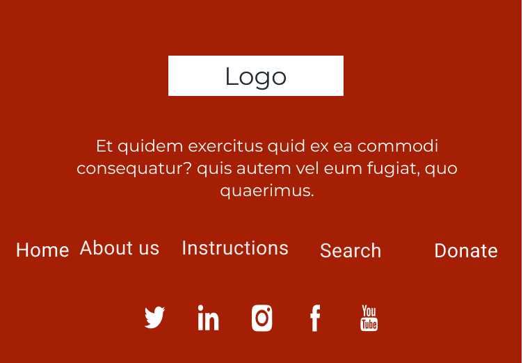 Create the footer component · Issue #11 · tech-chieftain/capstone-project-blood-donation · GitHub