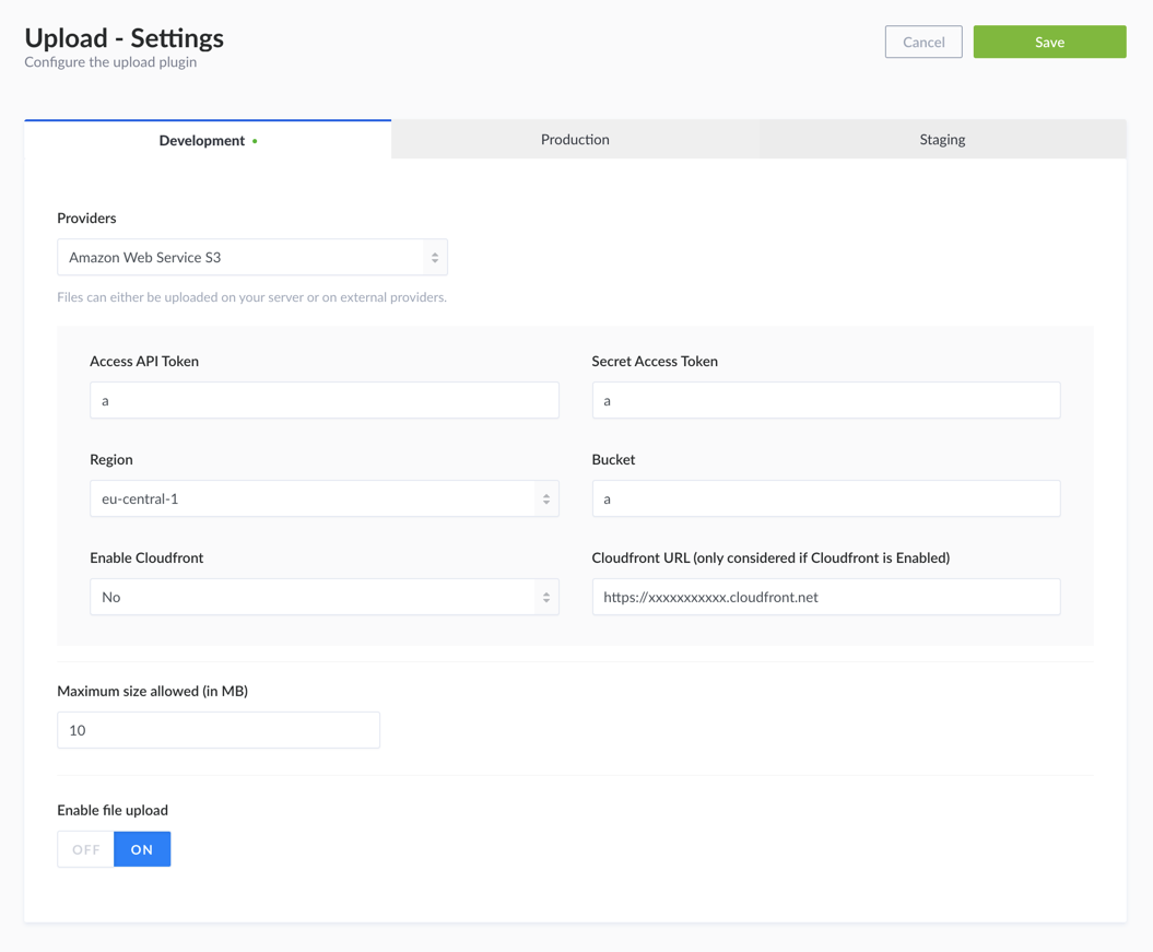 Setup Cloudfront url for AWS S3 provider · Issue #3218 · strapi/strapi · GitHub