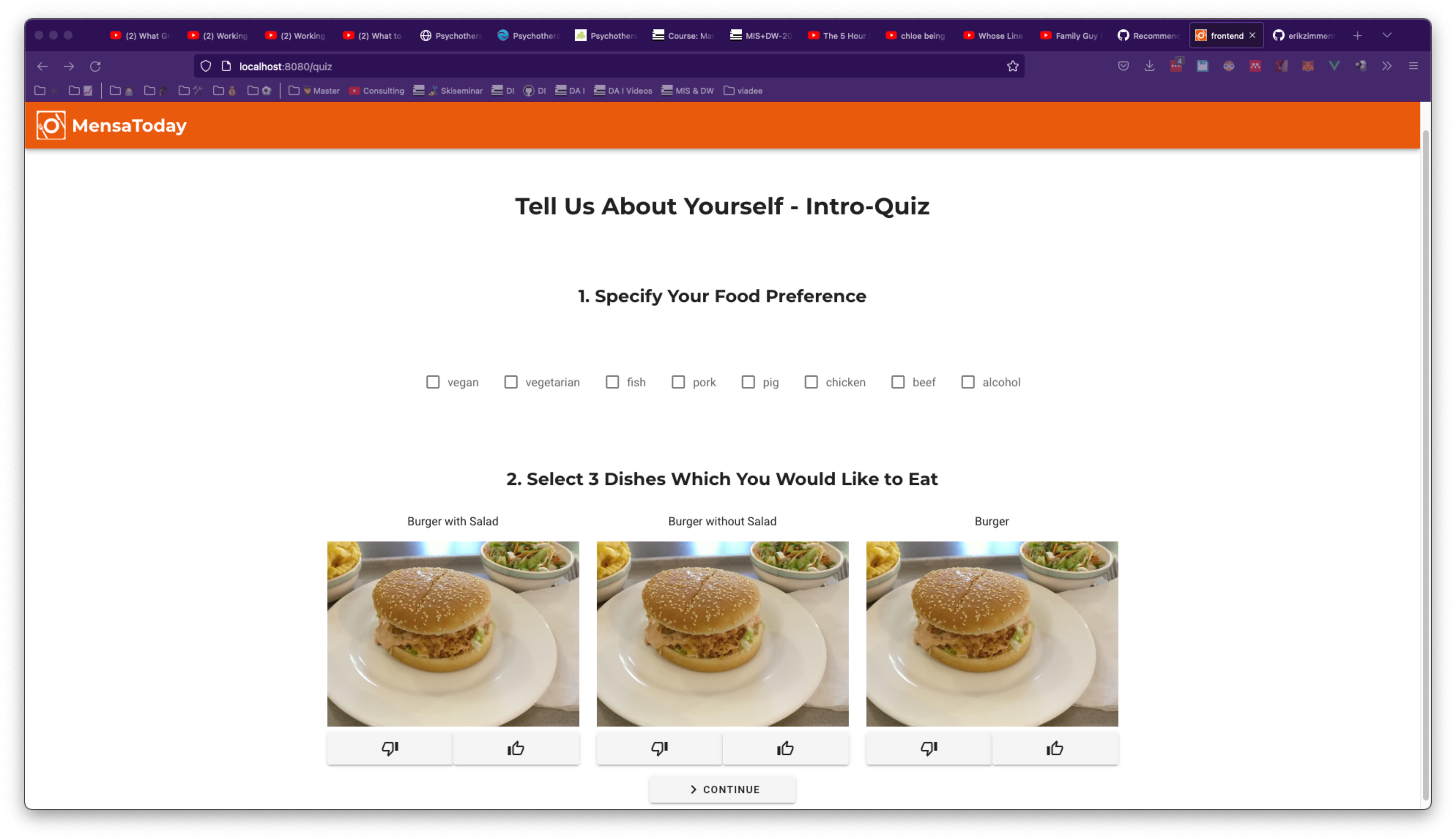 Quiz site with wireframes · Issue #9 · MensaToday/mensa-today · GitHub