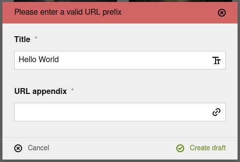 Wrong error message on empty URL appendix · Issue #3205 · getkirby/kirby · GitHub
