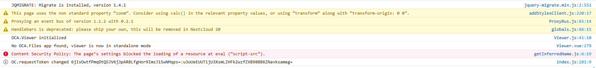 OCA.Viewer in standalone mode - Images not loading · Issue #426 · nextcloud/maps · GitHub