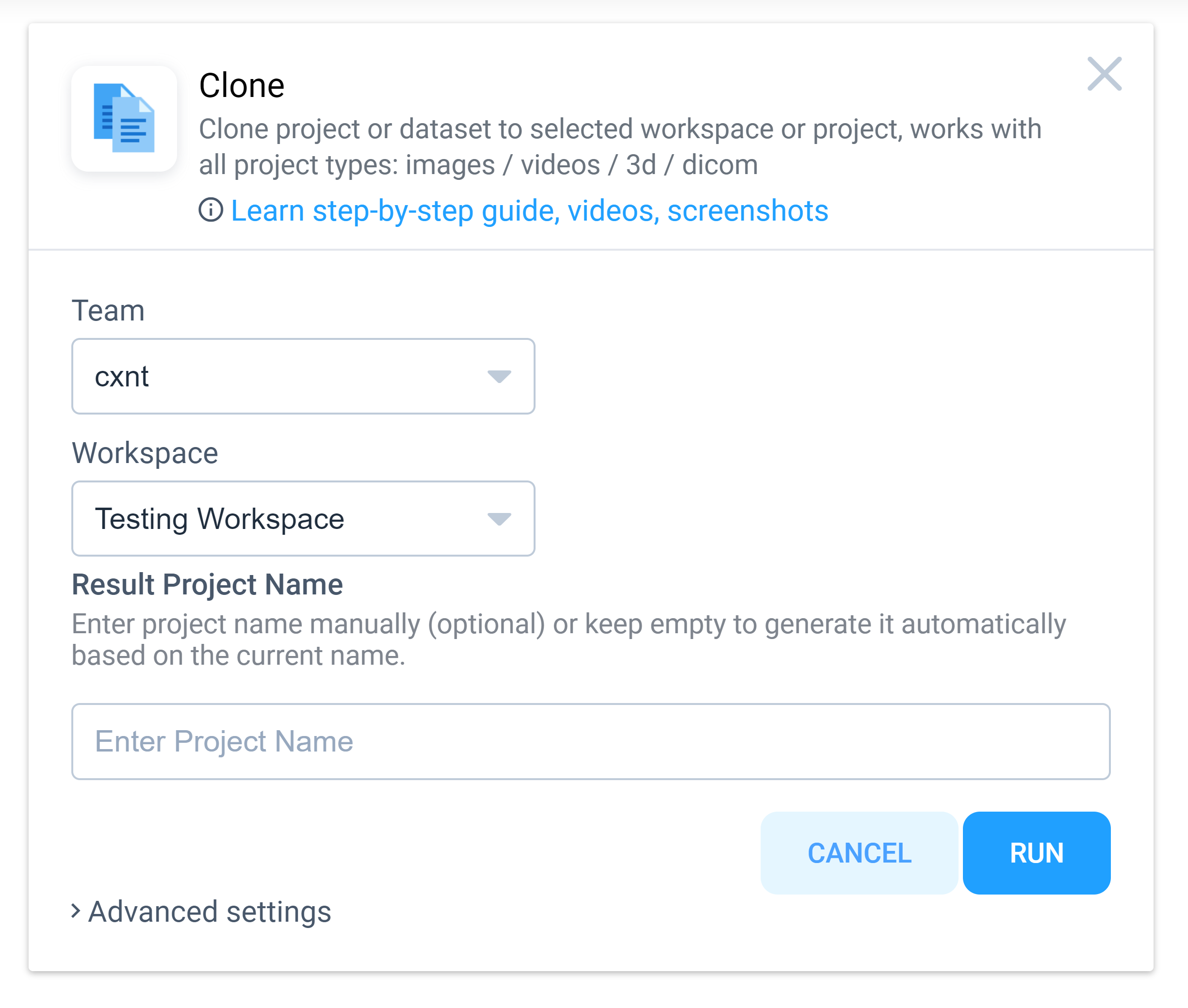 GitHub - supervisely-ecosystem/sys-clone-project: [system app] clones project from current ...