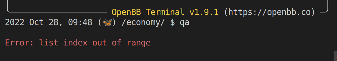 [Bug] /economy/ $ qa · Issue #3150 · OpenBB-finance/OpenBB · GitHub