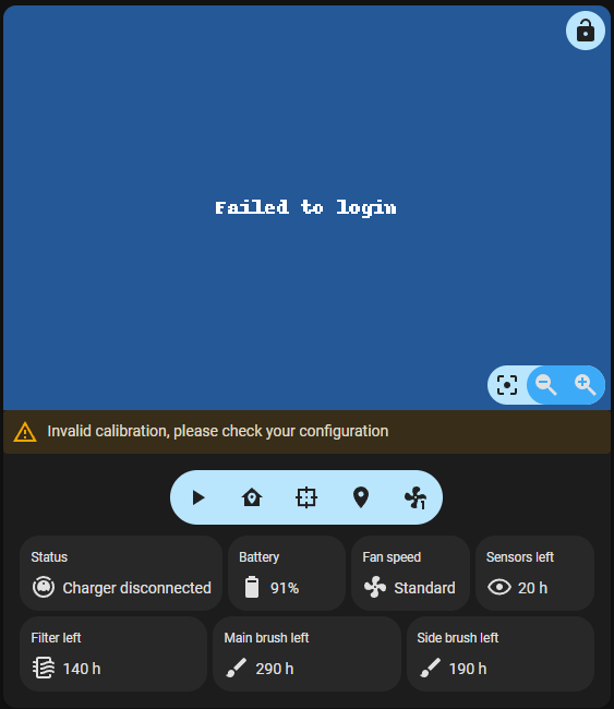 Failed to login - Invalid calibration, please check your configuration (Roborock S4) · Issue ...