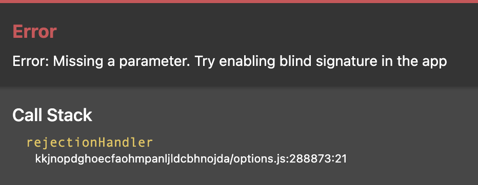 Handle Blind Signing Required Exception In Ledger Only Onboarding For 1624