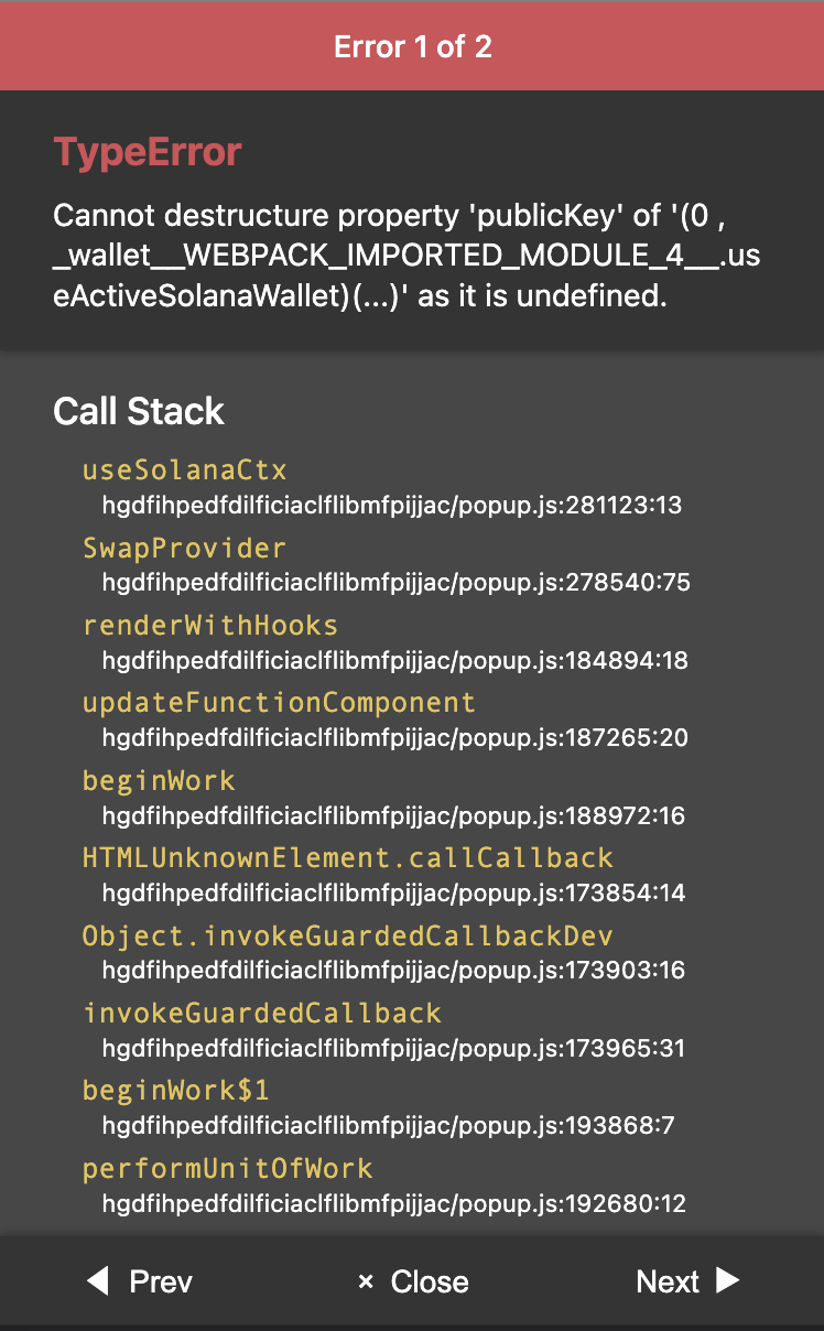 crashes on logging out usernames · Issue #1796 · coral-xyz/backpack ...