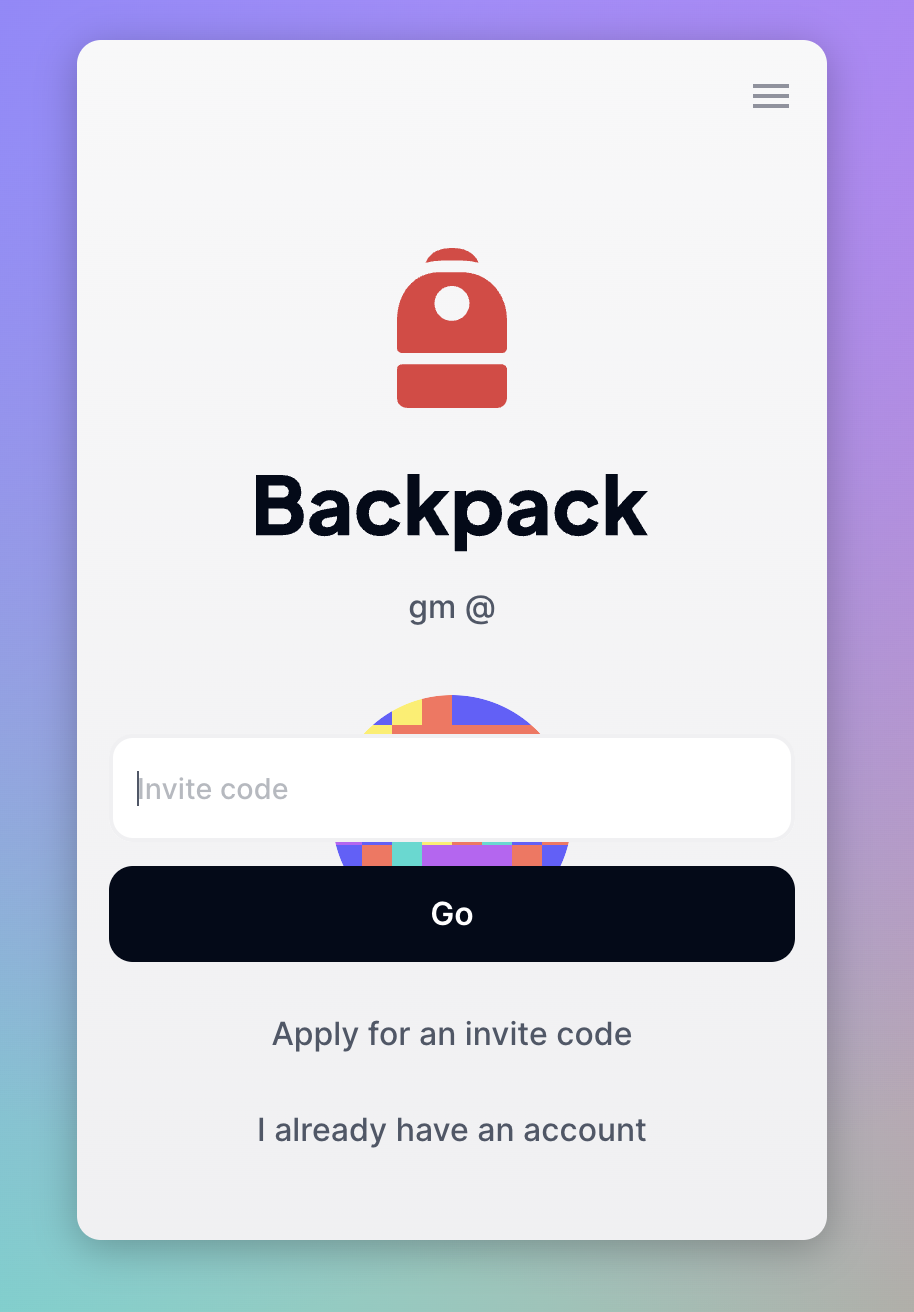gm and pfp should not be displayed in onboarding · Issue #2085 · coral-xyz/backpack · GitHub
