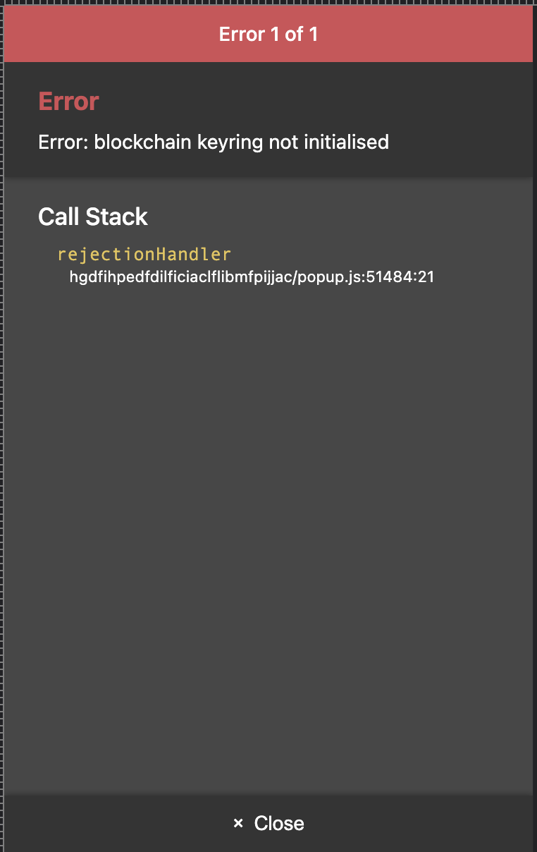 Possible To Attempt To Create Wallet For Non Enabled Blockchain · Issue 2090 · Coral Xyz