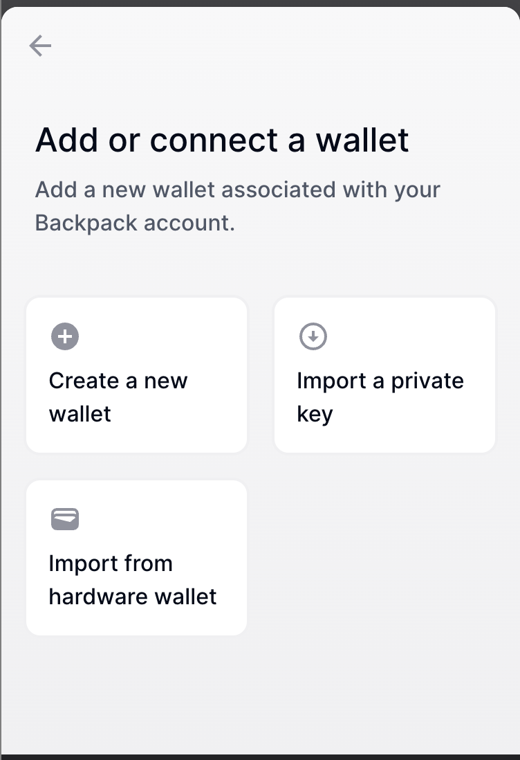 add option to import account from existing mnemonic · Issue #2469 · coral-xyz/backpack · GitHub
