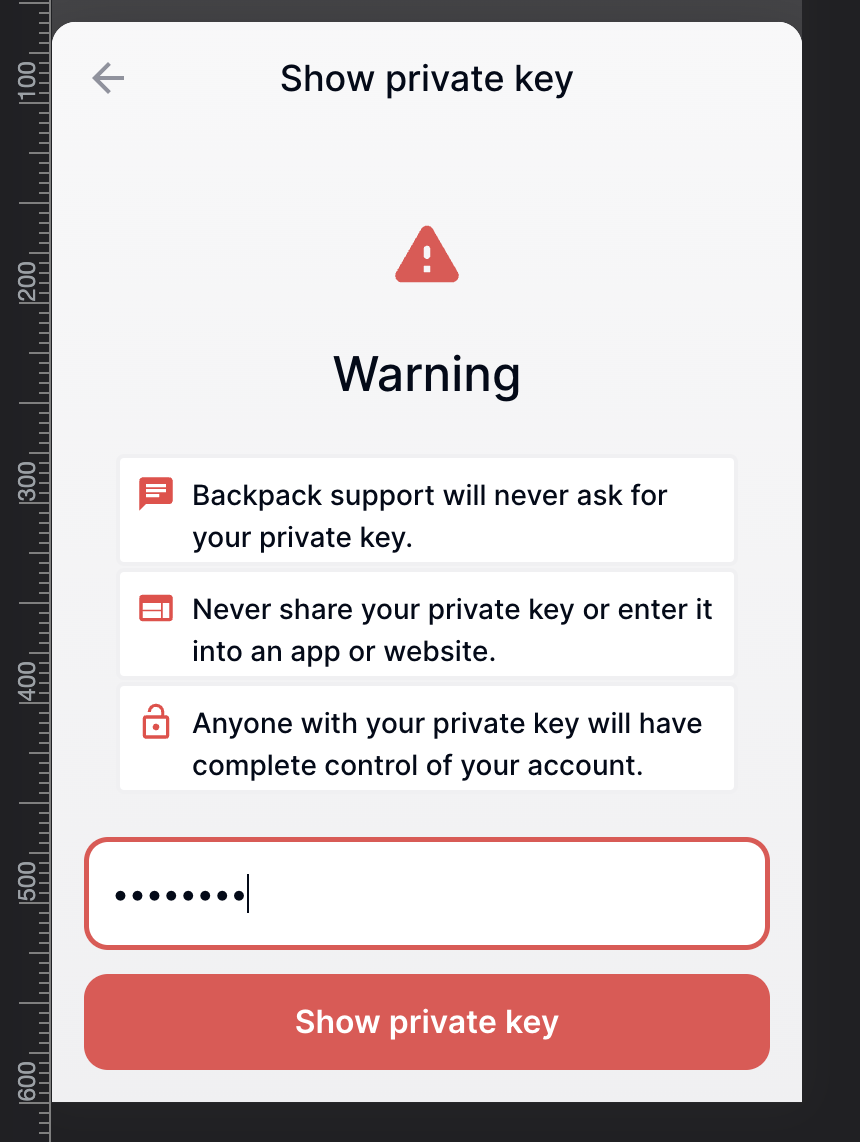export secret key broken · Issue #2905 · coral-xyz/backpack · GitHub