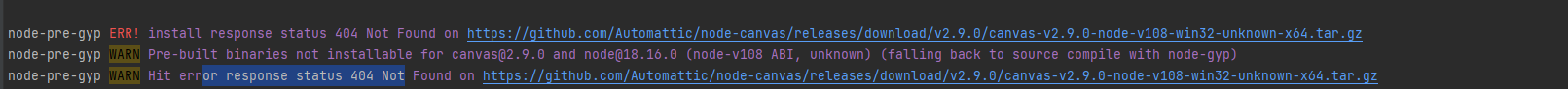 Unable to install node-canvas in node 18.16.0. · Issue #2233 ... Unable to install node-canvas in node 18.16.0. · Issue #2233 ...