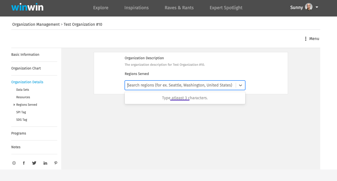 Regions Served Typo · Issue #364 · winwinwiki/winwin-frontend · GitHub