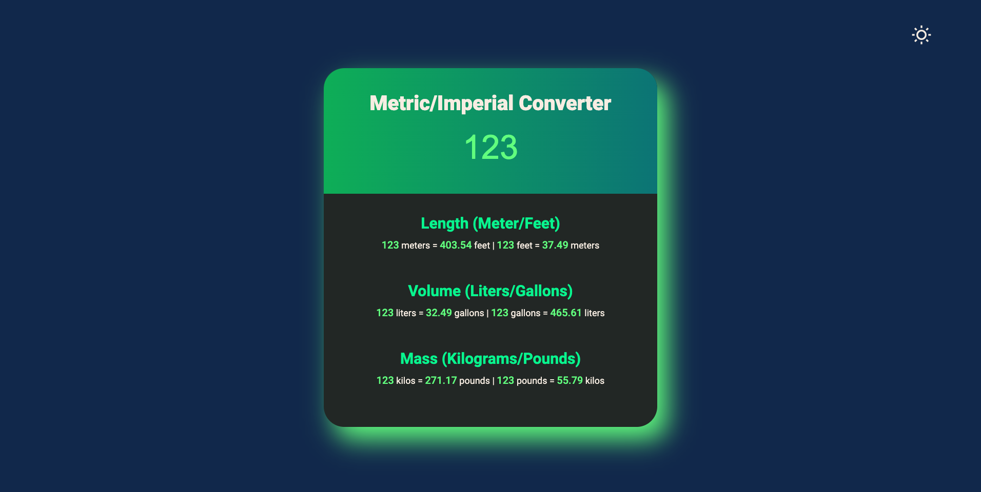 GitHub - TiberiuBuzas/Metric-Imperial-Converter