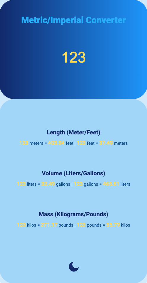 GitHub - TiberiuBuzas/Metric-Imperial-Converter