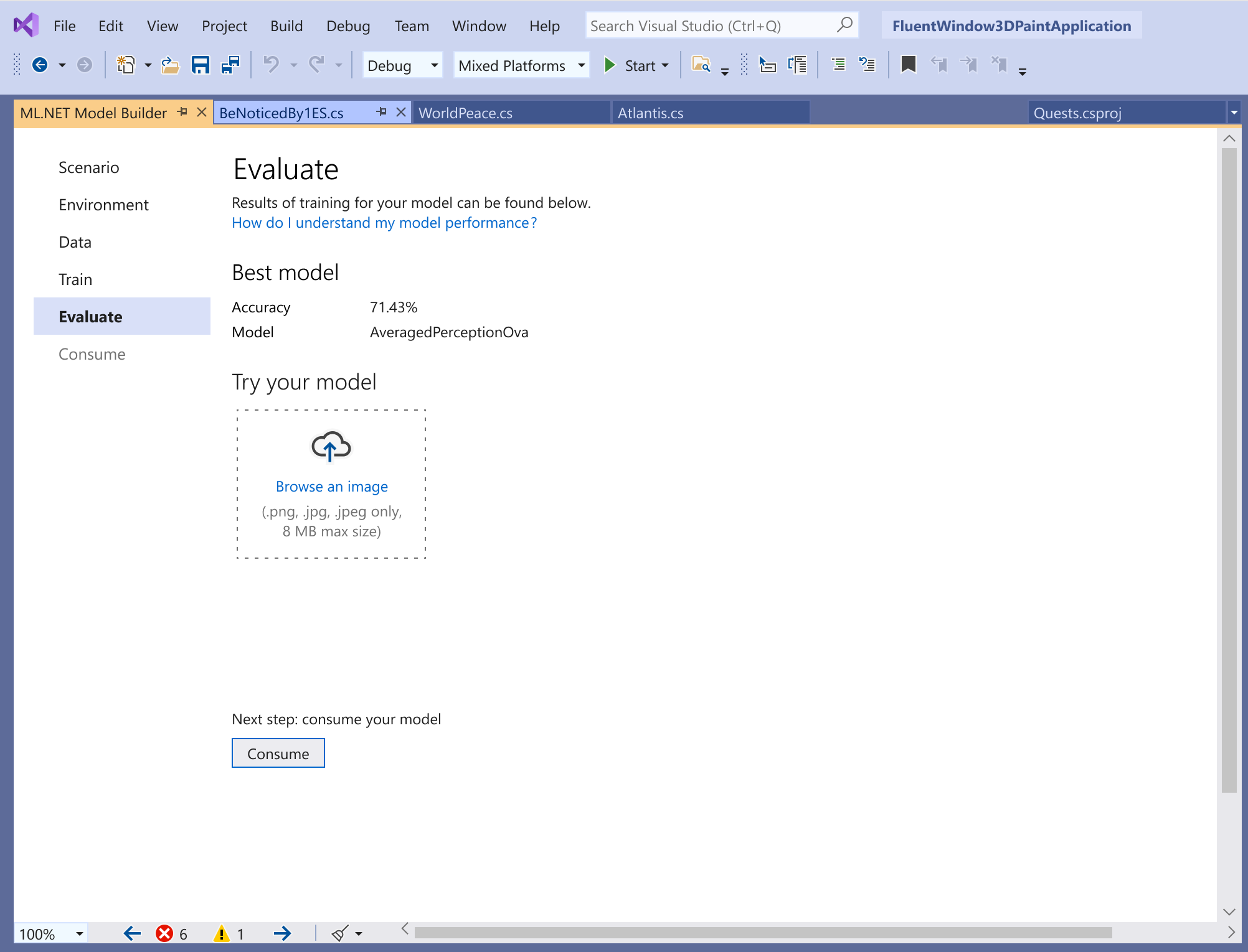 Evaluate page: Alignment and UI text bugs · Issue #752 · dotnet/machinelearning-modelbuilder ...
