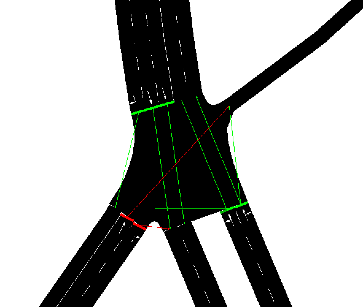 Turning Lanes From Osm Slightleft Gets Straight Connection · Issue 10536 · Eclipse Sumo 1215