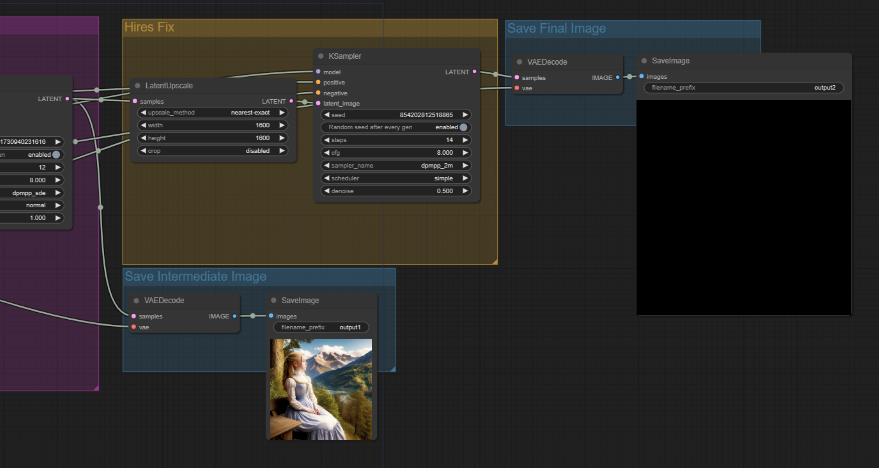 Latent upscale causes black image on some resolutions · Issue #394 · comfyanonymous/ComfyUI · GitHub