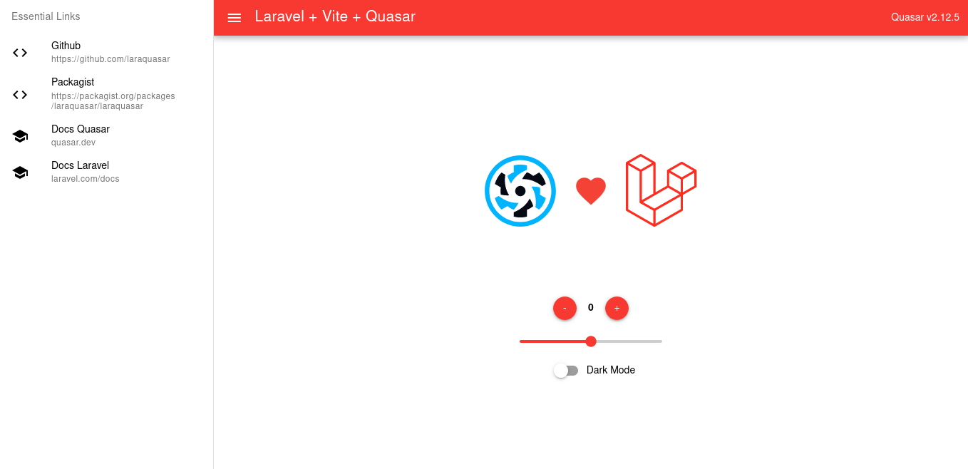 GitHub - laraquasar/laraquasar: Laravel + Quasar Framework in one place ... GitHub - laraquasar/laraquasar: Laravel + Quasar Framework in one place ...