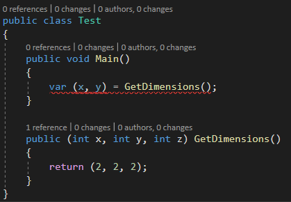 Proposal: Allow optional deconstruction of tuples · Issue #2732 · dotnet/csharplang · GitHub