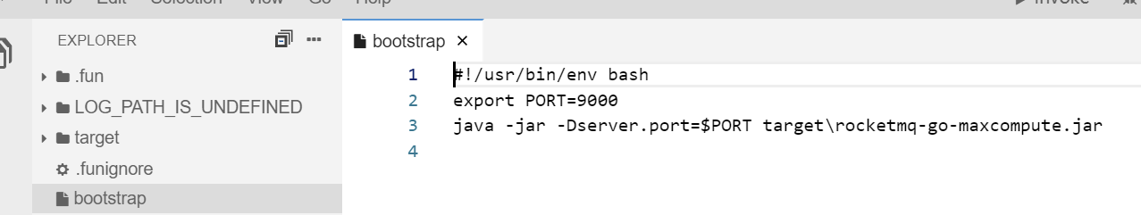 fun deploy 一键迁移 springboot 项目生成的 bootstrap 报错[windows] · Issue #924 · alibaba/funcraft · GitHub