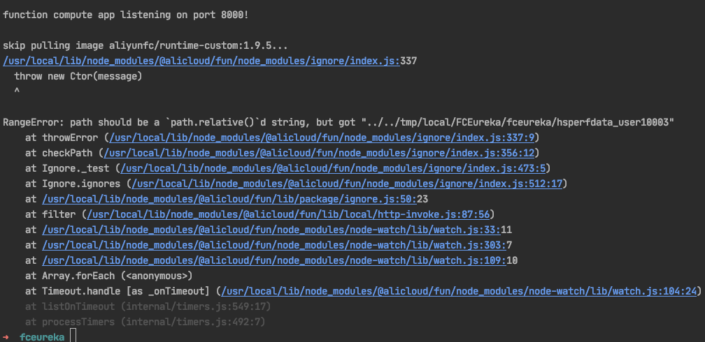 [SpringBoot] custom runtime 调试报错 · Issue #926 · alibaba/funcraft · GitHub