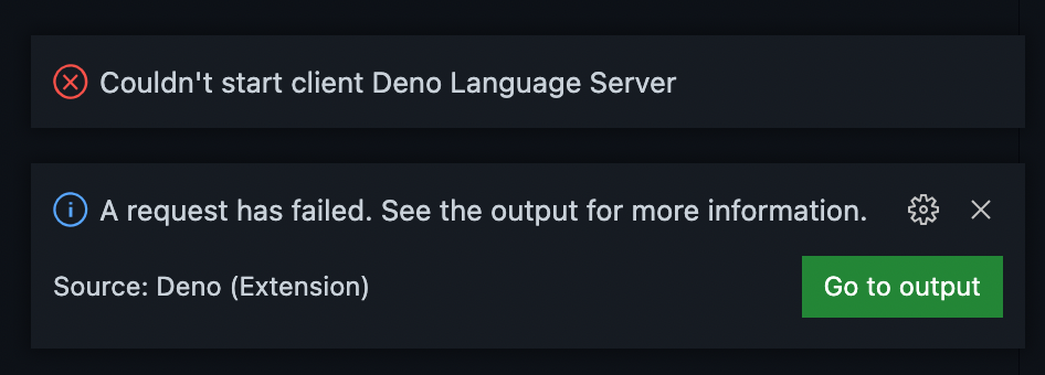 "Couldn't start client Deno Language Server" · Issue #637 · denoland/vscode_deno · GitHub