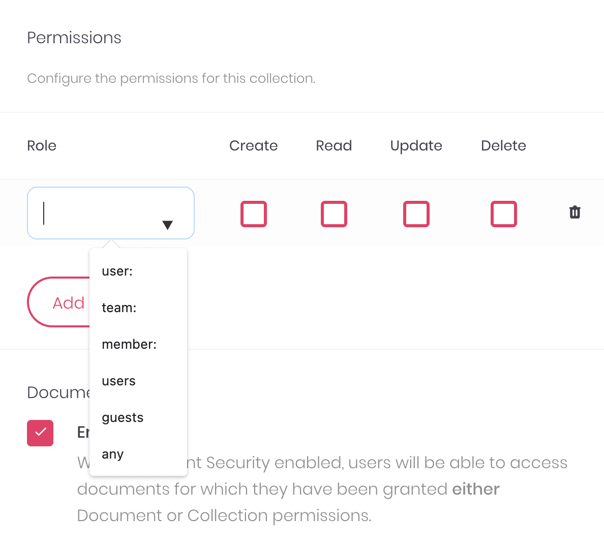 📚 Documentation: Dashboard interface - Resource permissions · Issue #4544 · appwrite/appwrite ...